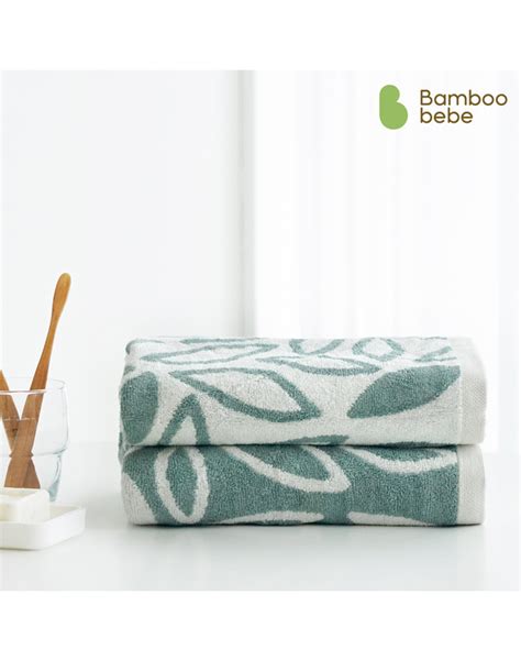 [밤부베베] 순한대나무 톡톡 목욕타올 보타닉 2장