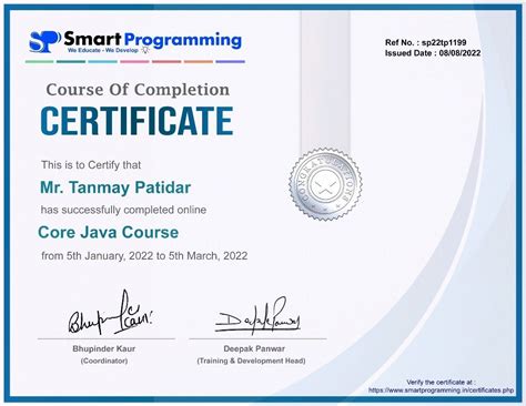 tanmay patidar on linkedin coursecompletion certificate java corejava course coding…