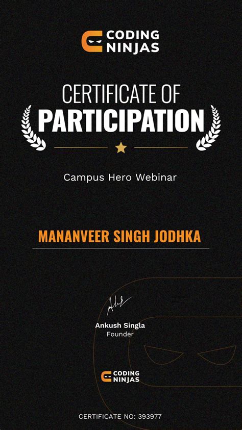 Mananveer Singh Jodhka On Linkedin Codingninjas Webinarwins Techup Campusherowebinar