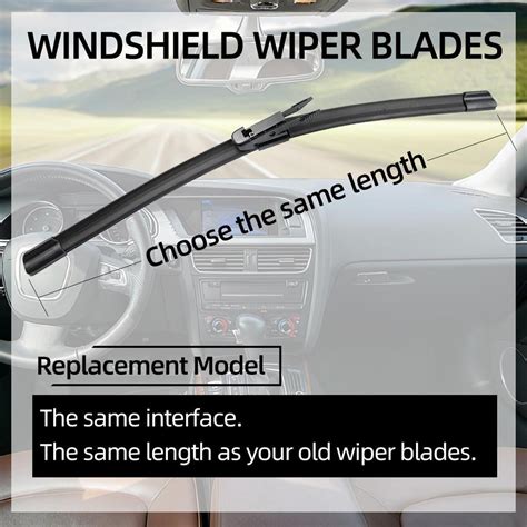2pcs Oem Quality Car Front Windshield Wiper Blades Universal For Bmw