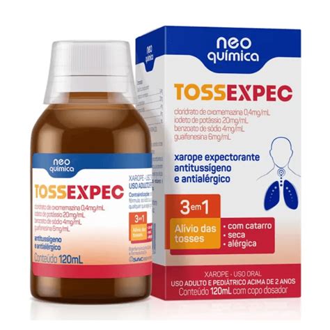 Tossexpec Xarope Neo Química Bula Preço Drogal