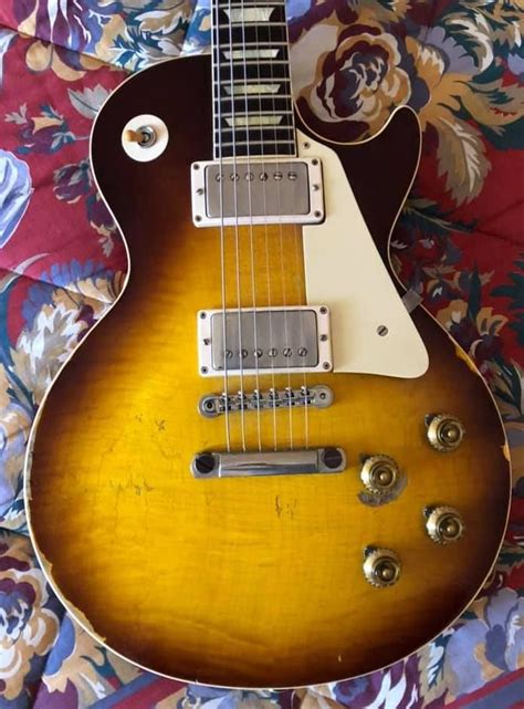 2013 Gibson Custom Joe Perry 1959 Les Paul Signed By Joe Perry Aged