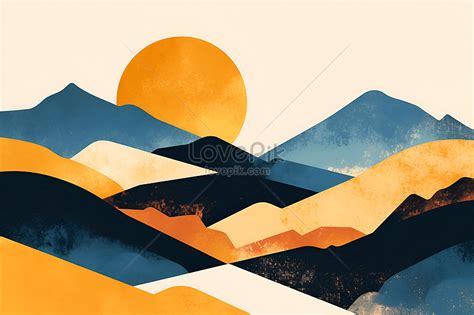 추상 미술 배경 일러스트 무료 다운로드 Lovepik