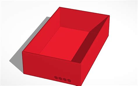 3d Design Power Supply Box Bottom Tinkercad