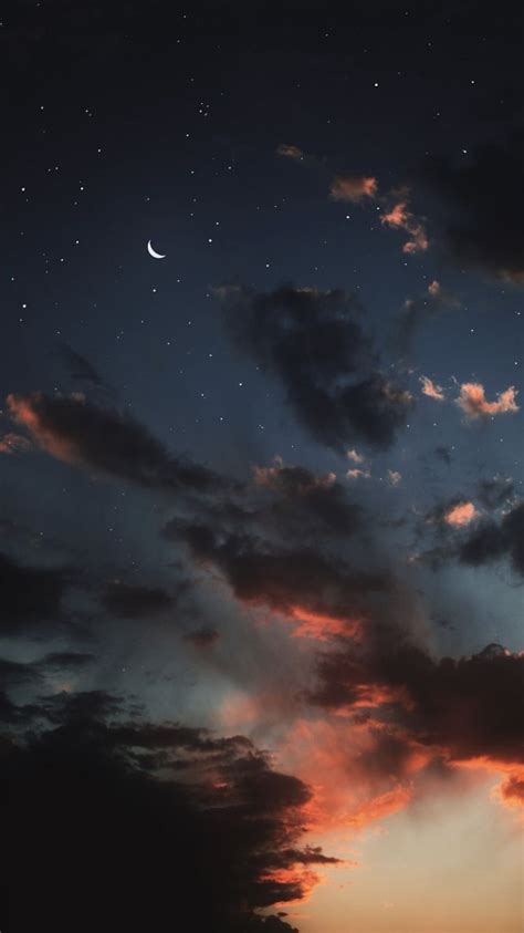 Aesthetic Black Sky Wallpapers Aesthetic Wallpaper Sky Night The