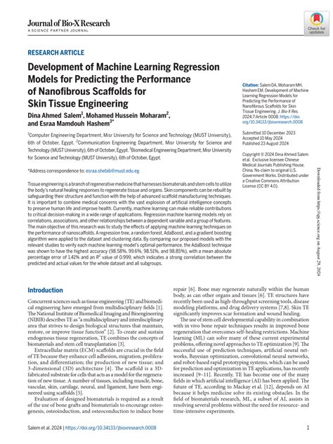 Pdf Development Of Machine Learning Regression Models For Predicting
