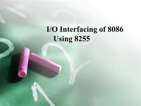 8255 PPI | PPTX | Operating Systems | Computer Software and Applications
