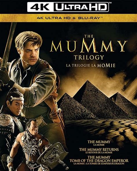 The Mummy Trilogy 4k Ultra Hd Blu Ray Amazonca Brendan Fraser