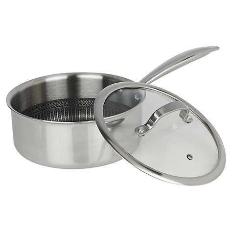 Hextec 20cm Diameter Non Stick Stainless Steel Induction Saucepan Pan