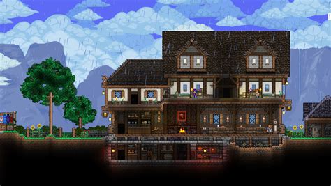 Tavern Ale House Terraria House Ideas