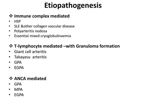 Pulmonary Vasculitis Wegner S Granulomatosis Pptx