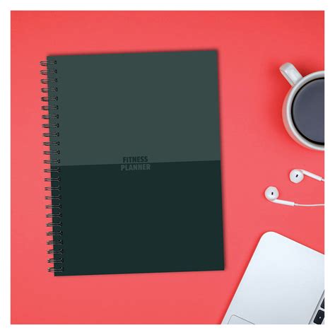 Undated Monthly Fitness Planner 85x11
