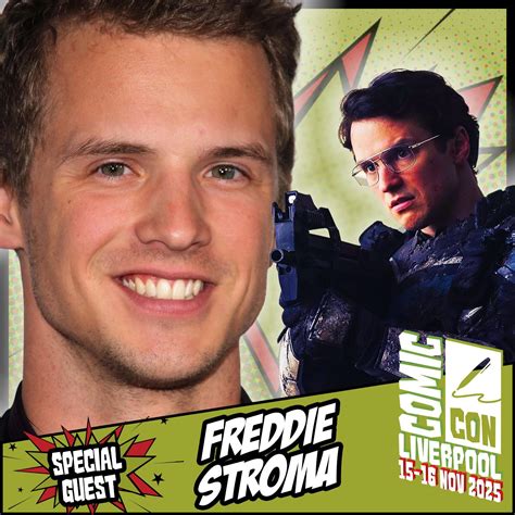 Comic Comic Con Liverpool Guest Announcement Freddie Stroma 🦸