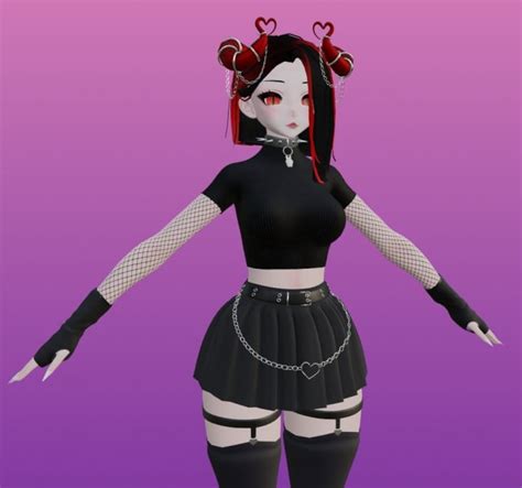 Custom 3d Model Vrchat Character Vr Chat Avatar Vrc Avatar Vr Avatar