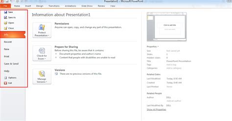 Ekstra Komputer Mengenal Tab Menu Ribbon Ms Power Point