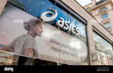 London Uk March 23 2024 Asics Store In London Asics Is A