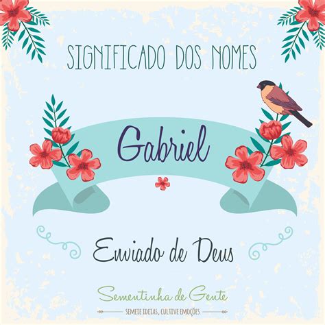Pin Em Significado Dos Nomes