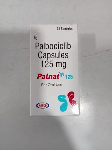 Palnat 125 Mg At Rs 2550bottle Palbociclib Capsules In New Delhi