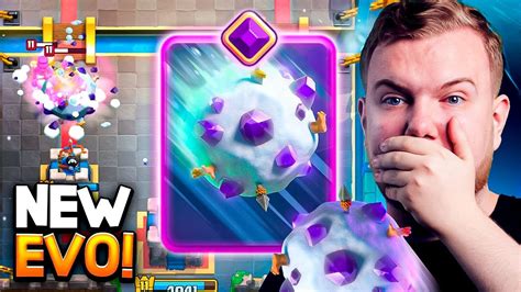 New Evolution Snowball Best Card In Clash Royale Youtube