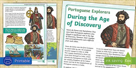 Portuguese Explorers During The Age Of Discovery