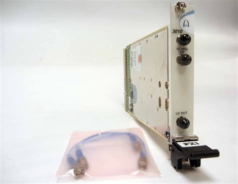 Aeroflex 3010 Pxi Rf Synthesizer Module 1 5ghz 3 0ghz W 2 Sma Cables Ebay