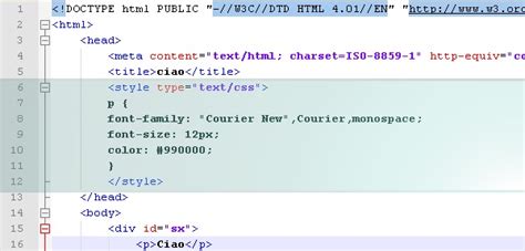 Usando CSS en una página Eclixxo