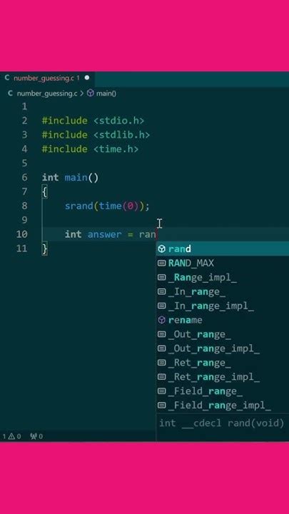 Getting Random Number In 1 Minute Codinginc Clanguage Programming Random Youtube