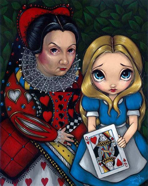 Alice And The Queen Of Hearts By Jasmine Becket Griffith