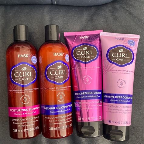 Hask Curl Care Hair Product Bundle Hair Curling Cream Hair Care Shampoo For Curly Hair Hask Curl Care Hair Product Bundle Hair Curling Cream Hair Care Shampoo For Curly Hair