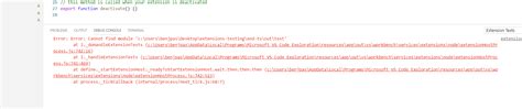 Cannot Run Extension Tests Anymore Issue Microsoft Vscode GitHub