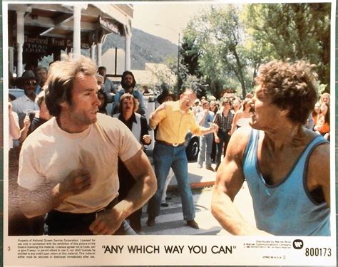Any Which Way You Can Original Complete 8 Film Lobby Card Set Clint