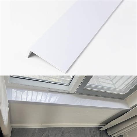 L Shape Window Sill Board White Acrylic Window Sill Cover Board L