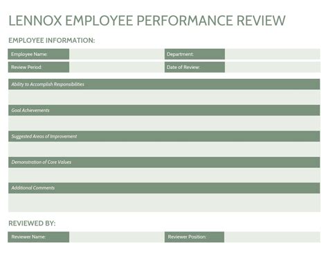 Performance Review Examples Core Values At Allen Rowe Blog