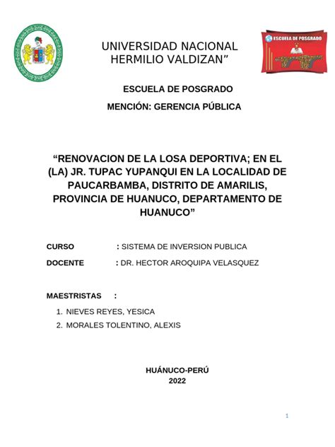 Fase De ProgramaciÓn Multianual De Inversiones Del Ciclo De InversiÓn Pdf