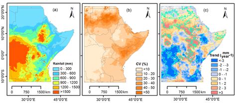 Spatial Distribution Of Annual Rainfall During The Period 19812016
