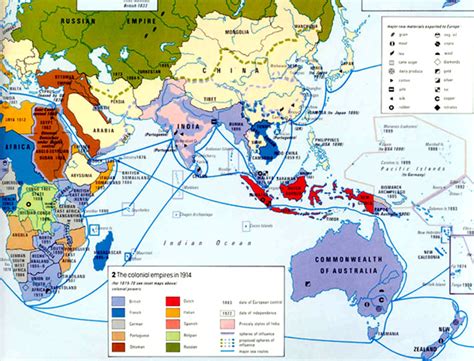 Imperialism In Asia Map