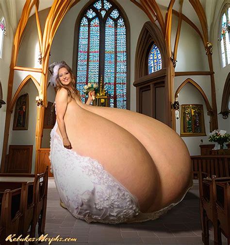 Foto De Abbi Secraa Mega Busty Bride In Church