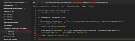 Variables Not Getting Reset With New Iteration Help Hub Postman Community