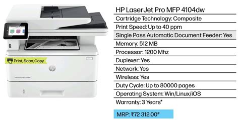 Hp Laserjet Pro Mfp 4104dw Printer Data Sheet Shop Official Ids Deutschland De