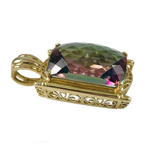 Mystic Topaz Pendant For Sale At 1stdibs Mystic Topaz Necklace