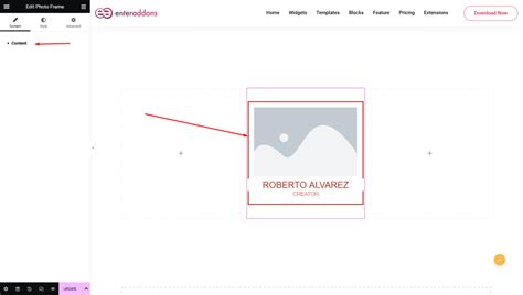 How To Use Photo Frame Widget Of Enter Addons Enter Addons