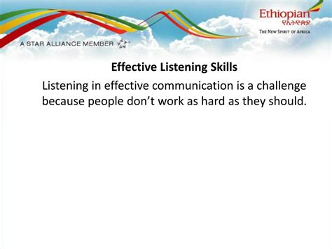 SOLUTION: 2 part ii communication listening skills - Studypool