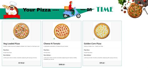 Online Pizza Ordering System In Spring Boot Java Mysql Jsp Bootstrap