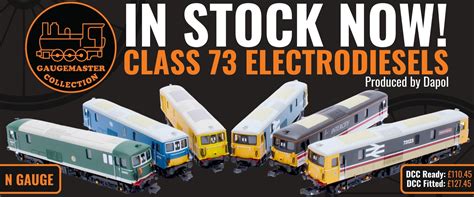 🚆gaugemaster Dapol N Gauge Class 73 Electrodiesels In Stock Rails