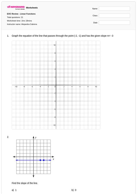 50 Linear Functions Worksheets On Wayground Free And Printable