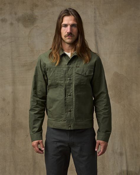 Dry Wax Short Cruiser Jacket Olive Filson