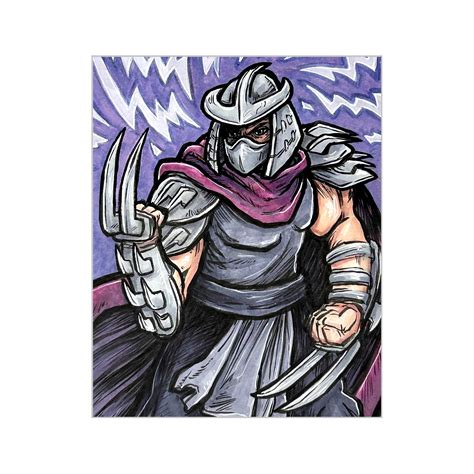 Shredder Tmnt Print — Spectral Void Comics And More