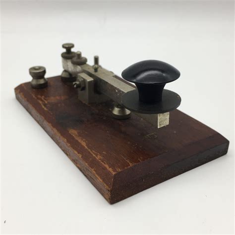Antique Telegraph ‘morse Code Key Keepsakes