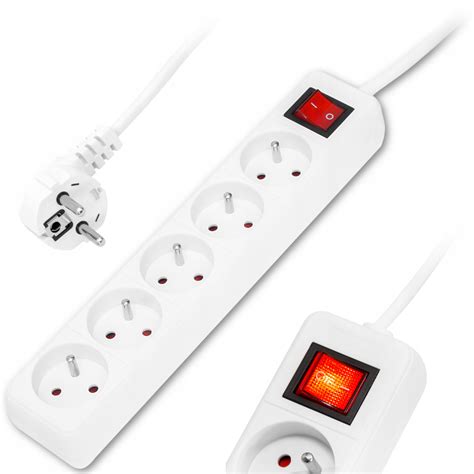 Купить УДЛИНИТЕЛЬНЫЙ КАБЕЛЬ ПИТАНИЯ 5 РОЗЕТОК отзывы фото и характеристики на