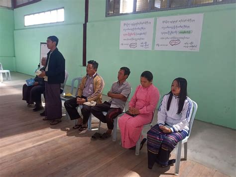 လူထုဗဟိုပြုစီမံကိန်း ပထမနှစ်စက်ဝန်း လုပ်ငန်းရှင်းလင်းပွဲ အခမ်းအနား က